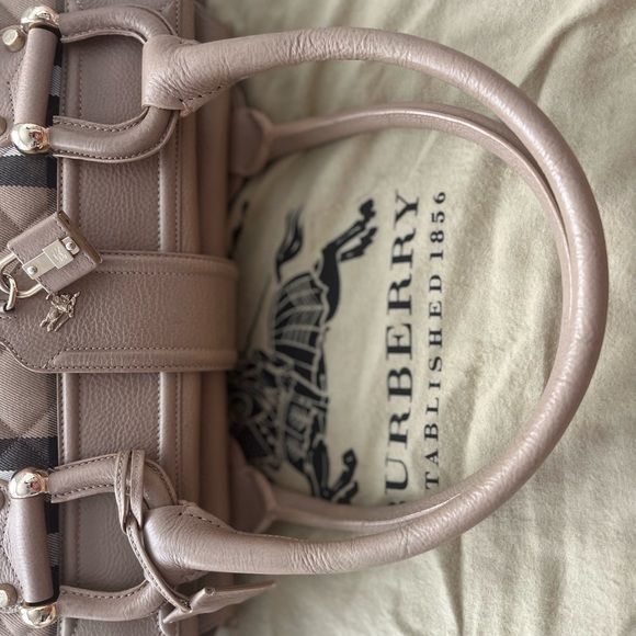 Bags | Authentic Burberry Check Bag | Poshmark